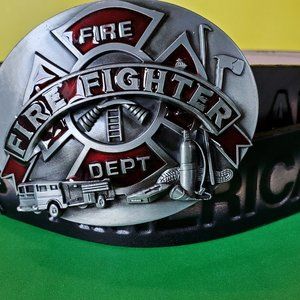 Handmade | Accessories | Genuine Leather American Firefighter Belt And ...